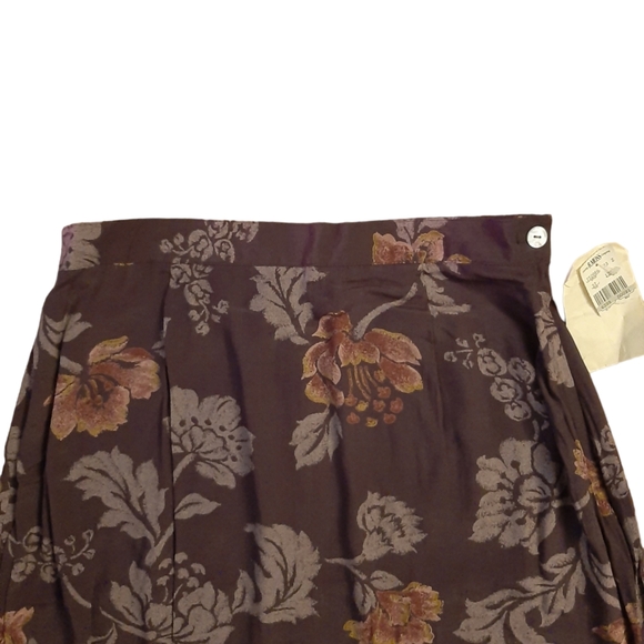 b moss | Skirts | Vintage B Moss Floral Skirt Size 2 Nwt | Poshmark